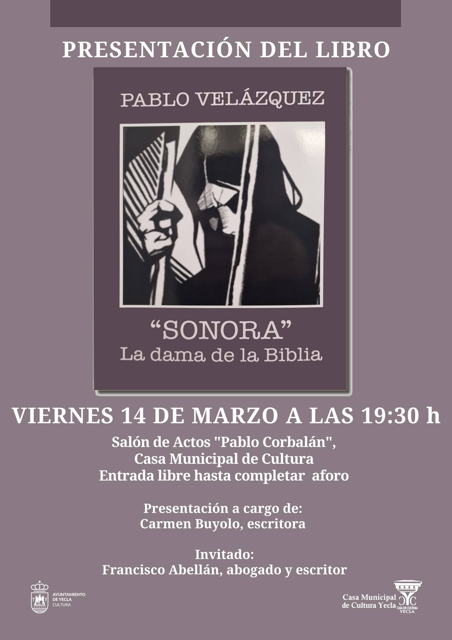 Presentación de libro «Sonora. La dama de la Biblia» – Biblioteca ...